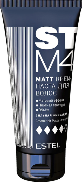 ESTEL ST100/SP МАТТ крем-паста для волос STM4 Сильная Фиксация, 100 мл ...
