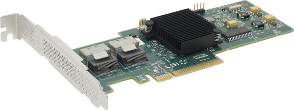 Контроллер Broadcom LSI00200 L3-25083 9240-8i формата 9211-8i H3-25250 аппаратный SAS SATA RAID ...