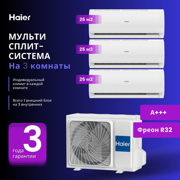 Мультисплит-система Haier LEADER Super Match 3 х AS09TS6HRA-M ...
