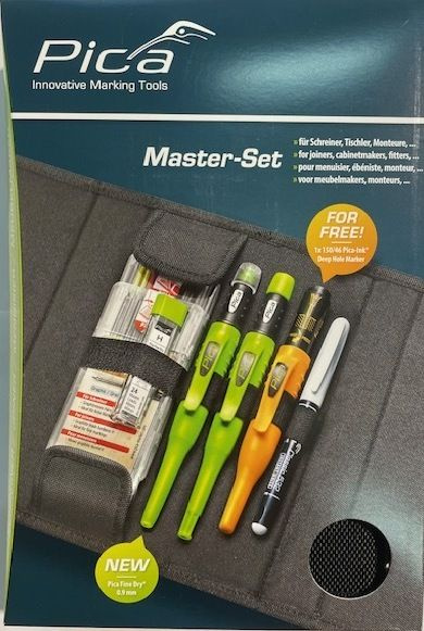 Набор карандашей и маркеров в чехле "Joiner master-set" PICA-MARKER ...