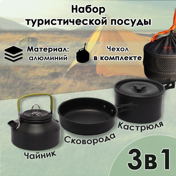 Посуда туристическая для похода и пикника - купить с доставкой по ...