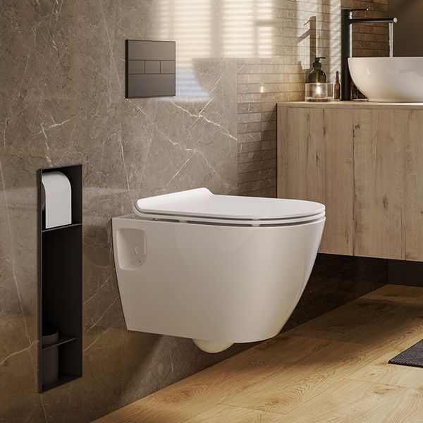 Унитаз подвесной Sanita Luxe Art Rimless Slim WC.WH/Art/SlimDM.Rim/WHT ...