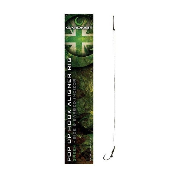 Поводок оснащенный Gardner Pop up hook aligner rig barbed №10 - купить ...