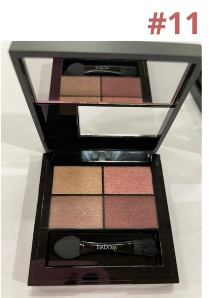 ISADORA Тени для век прессованные тон-11 Eyeshadow Quartet IsaDora ...
