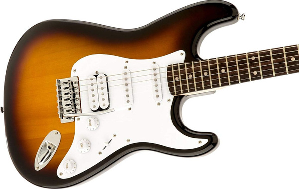 Электрогитара Squier Bullet Stratocaster LF HSS Brown Sunburst - купить ...