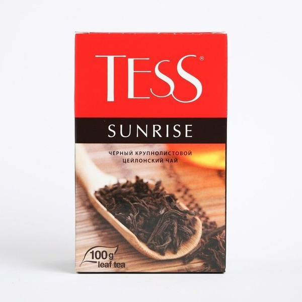 Tess Чай чёрный SUNRISE, 100 г - купить с доставкой по выгодным ценам в ...