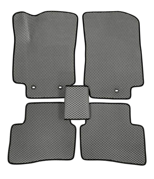 Коврики в салон автомобиля EvaTeka GM, цвет черный, красный - купить по выгодной цене в интернет ...