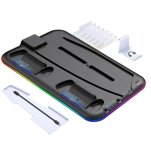 Мультифункциональный стенд для PS5 DOBE Multifunctional Cooling Stand ...