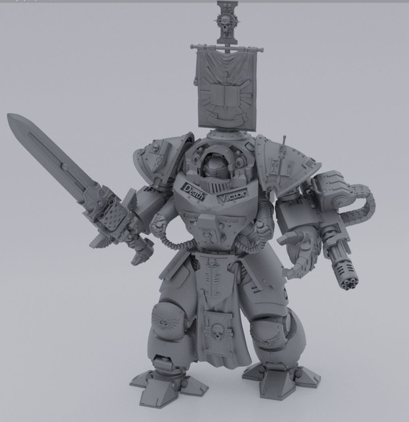 Игровая миниатюра Дредноут Grey Knight Grand Nemesis 70 мм (Grey Knight ...