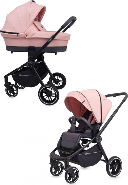 Коляска универсальная 2 в 1 RANT Flex, розовый - купить с доставкой по выгодным ценам в интернет ...