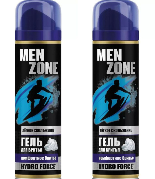 Menzone Пена для бритья Hydro force, экстраувлажнение, 200 мл, 2 шт ...