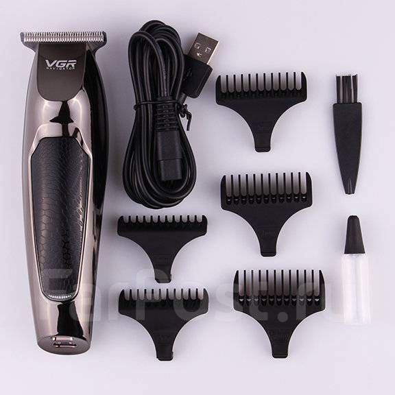 VGR Триммер для носа и ушей Триммер беспроводной VGR V-030, кол-во насадок 5 купить на OZON по ...