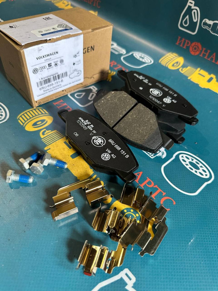 Колодки тормозные VAG (VW/Audi/Skoda/Seat) 6RU698151B Передние - купить ...