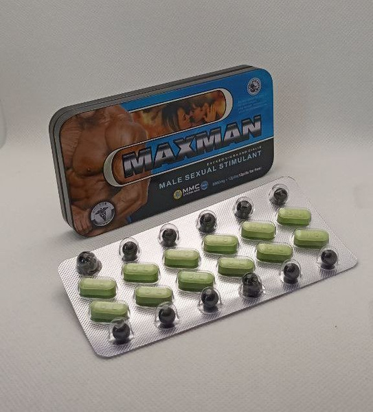 Maxman, Максмэн, 12 табл., возбуждающее средство, для потенции, эрекции, препарат от простатита ...