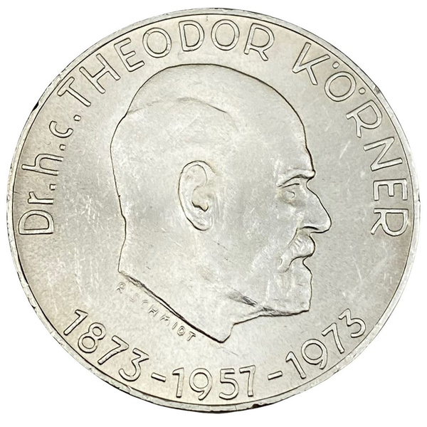 Австрия 50 шиллингов 1973 г. (100 лет со дня рождения Теодора Кёрнера) - купить в интернет ...