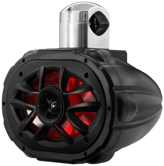 Колонка подвесная Boss 600W 6" x 9" с RGB подсветкой (1 шт., черная ...