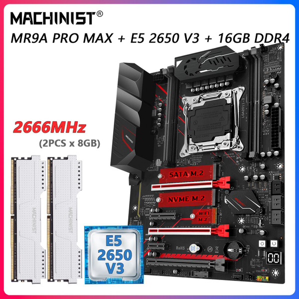 Материнская плата MACHINIST MR9A-PRO-MAX-E5-2650-V3-16G-Yb-T2666 купить ...