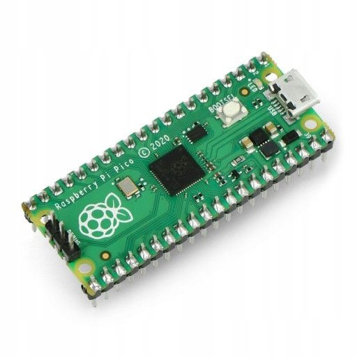 Плата для разработки микроконтроллеров Pico Raspberry Pi Pico паяная купить с доставкой по