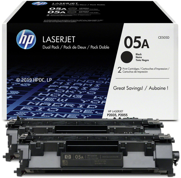 Расходник для печати HP CE505D, Черный (black), для лазерного принтера ...