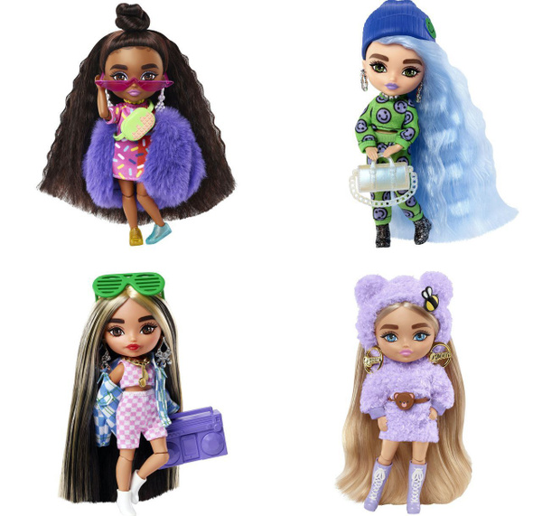 Кукла Барби, игрушка Barbie Extra Mini, Мини кукла для девочки Mattel ...