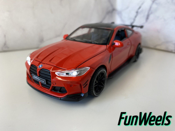 Детская игрушка металлическая Модель БМВ М4 (BMW M4 ) / Масштаб 1:32 ...