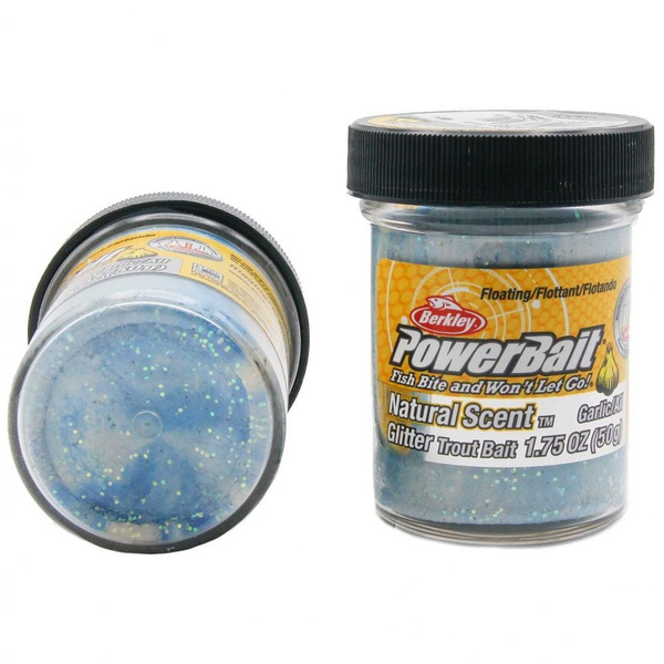 Паста форелевая Berkley PowerBait Natural Scent Garlic Neon Blue 50gr ...