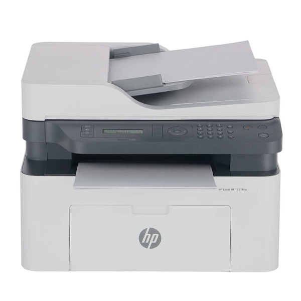 HP МФУ Лазерное LaserJet 137fnw (4ZB84A), черный, серый купить на OZON ...