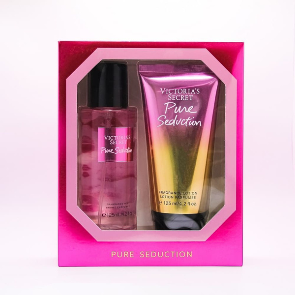 Victorias secret Набор лосьон и спрей для тела парфюмированный Pure Seduction 125+125мл - купить ...