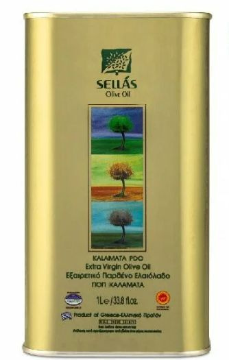 Sellas оливковое масло Extra Virgin 0,3% (Bio) c п/o Пелопоннес 1л ...