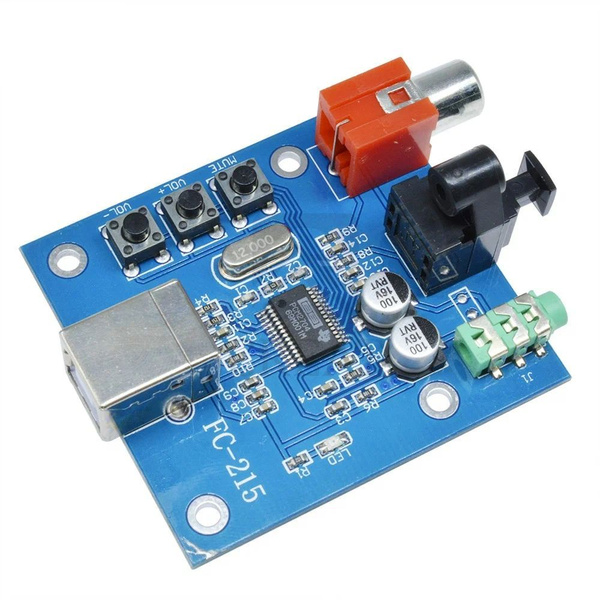 Звуковая карта на PCM 2704 USB DAC/PCM2704 USB DAC для S/pdif декодер ...