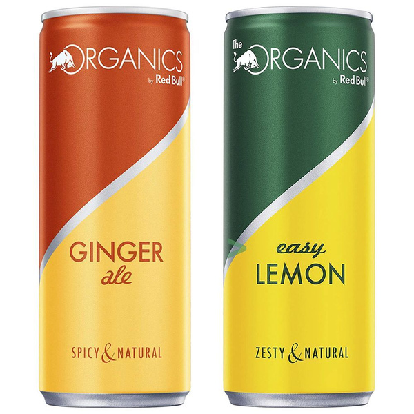 Органический напиток Organics by Red Bull Ginger Ale, Easy Lemon 2 шт ...