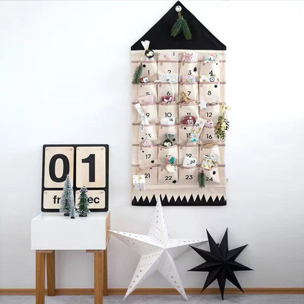 Адвент-календарь 2023, Рождественский настенный календарь с 24 ...