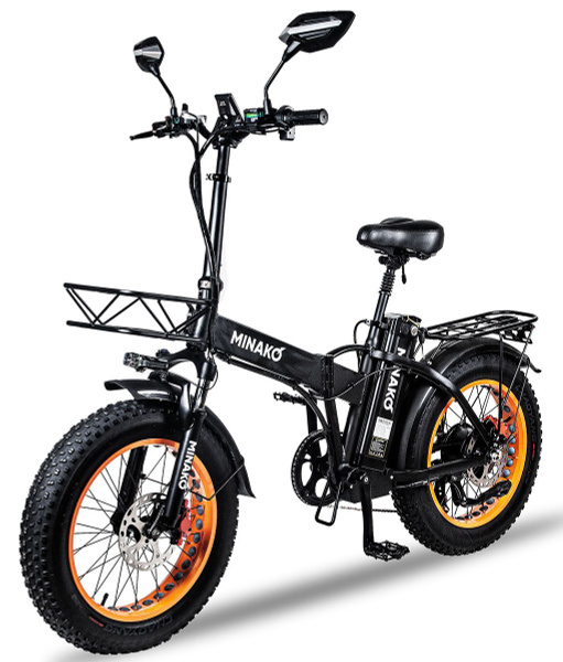Электровелосипед minako F10 Pro 2023, 500 вт - купить с доставкой по выгодным ценам в интернет ...
