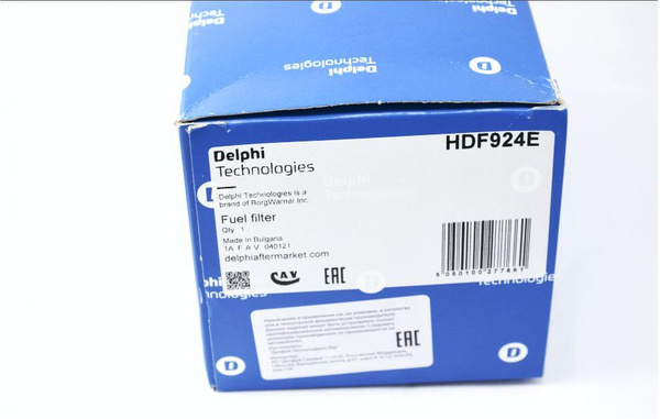 Фильтр топливный Delphi HDF924E (SsangYong), Ford, Hyundai, Kia ...