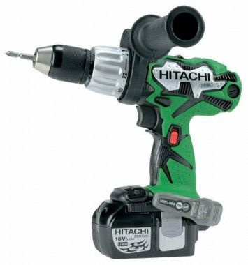 Дрель-шуруповерт Hitachi аккумуляторный ударный DV18DL - купить по низкой цене в интернет ...