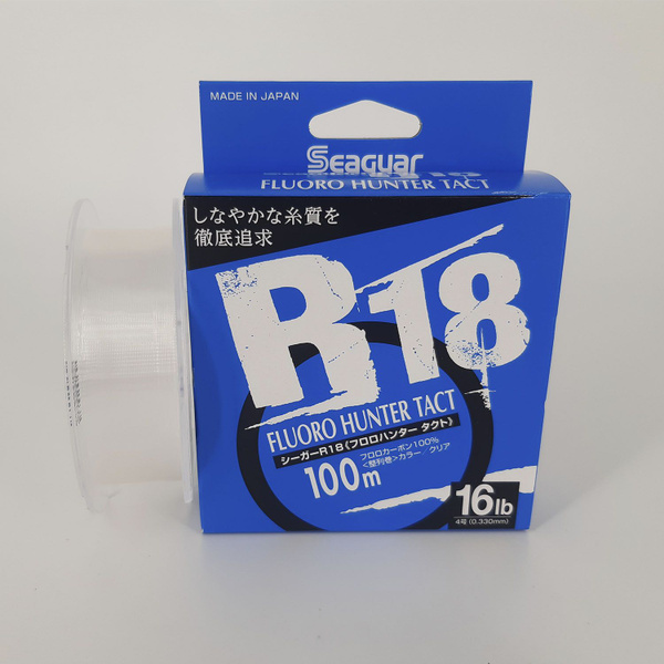 Флюорокарбоновая леска для рыбалки SEAGUAR R18 Fluoro Hunter, 1 шт. по 100 м купить c доставкой ...