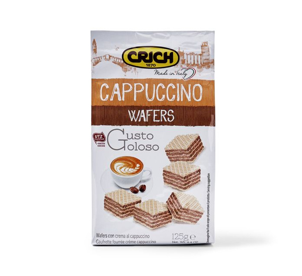 Новогодний подарок. Вафли Cappuccino, Crich, 125 г, Италия - купить с ...