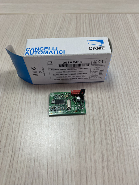 CAME AF43S (001AF43S) плата-радиоприемник 433.92 мгц - купить с доставкой по выгодным ценам в ...