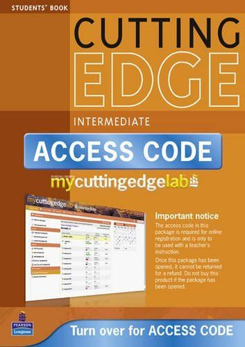 New Cutting Edge Intermediate Coursebook+ My Lab Access Card Pack ...