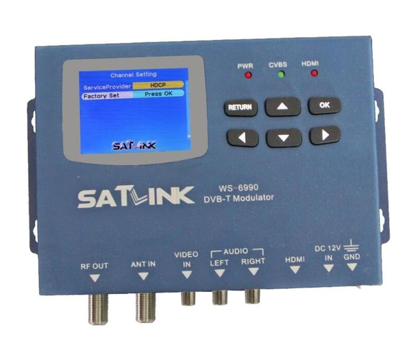 Медиаплеер Satlink WS - 6990 H.264 Наземная модуляция 1 DVB - T RF ...