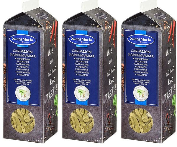 Приправа Кардамон цельный CARDAMOM Santa Maria (Швеция) 330 гр. х 3 шт ...