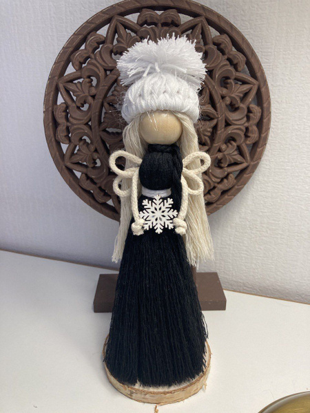 Украшение настольное интерьерное Ангел макраме украшение декоративное интерьерное 1 купить по