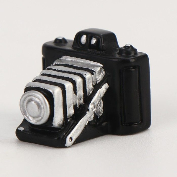 Миниатюра кукольная "Фотоаппарат профессиональный", набор 2 шт., размер ...