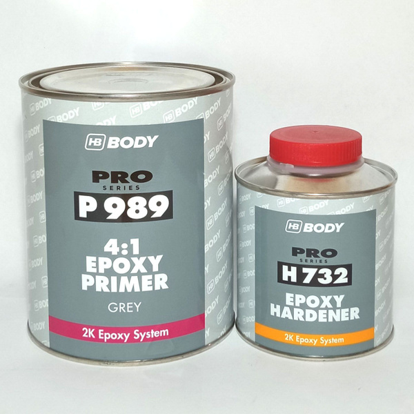 Грунт-наполнитель эпоксидный HB Body P 989 EPOXY 2К 1л + 0,25л ...