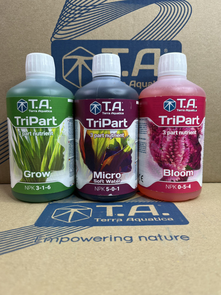 Комплект удобрений Flora Series SW GHE (Tripart Terra Aquatica Grow+Micro+Bloom) 3x0,5 л ...
