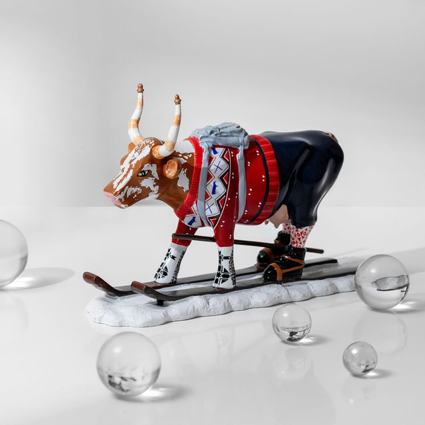 Вопросы и ответы о Статуэтка Корова CowParade The Ski Cow aka Loypelin ...