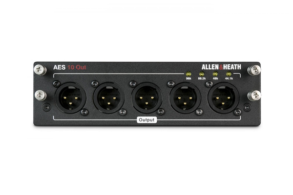 ALLEN&HEATH DLIVE-M-DL-AES10O-A / Карта AES3 I/O для систем dLive; 10 выходов микшерного пульта ...