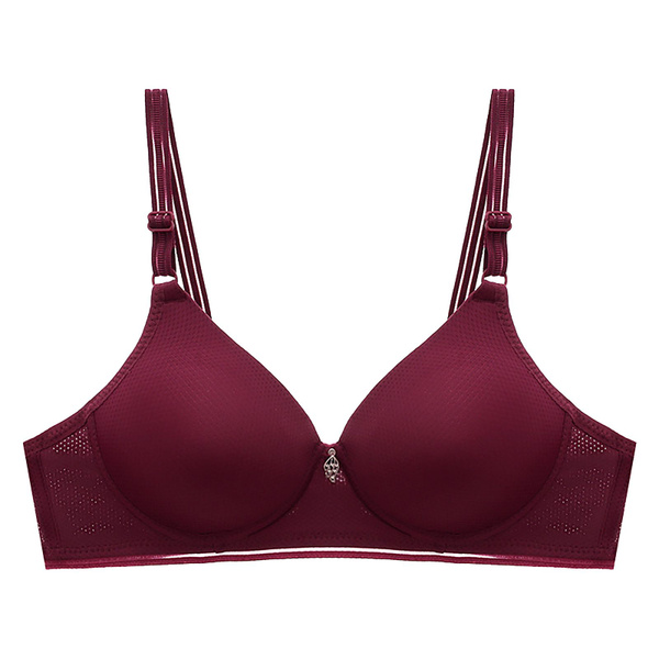 Бюстгальтер Женский Yrtoes классическая чашка, размер 95B малиновый Нейлон Повседневный Китай ...