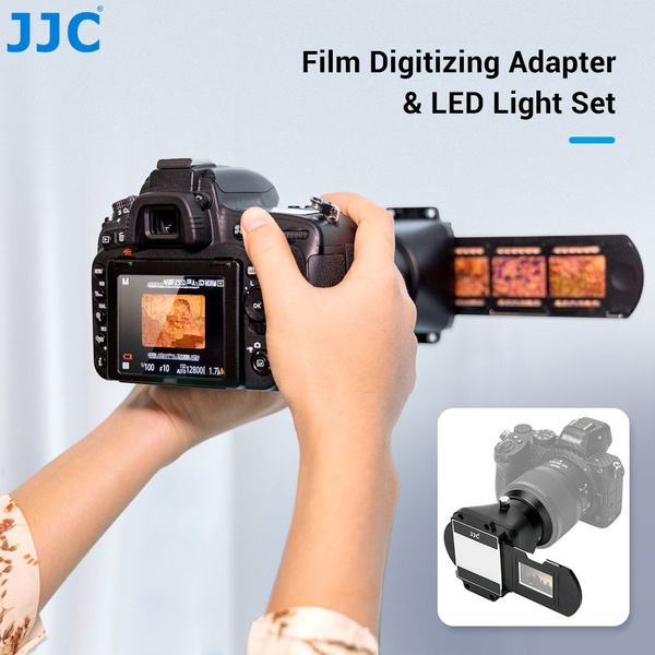 JJC Адаптер для оцифровки пленок и LED светильник для реставрации копий для 35-мм пленок и ...