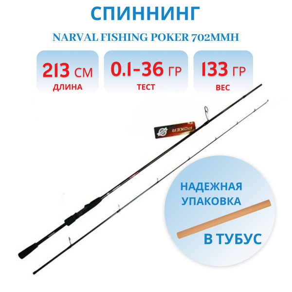 Спиннинг Narval Fishing Poker, от 0.1 гр купить по выгодным ценам в ...